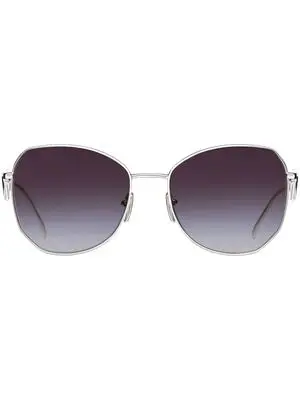 Prada Symbole Oversize-frame Sunglasses - Grey