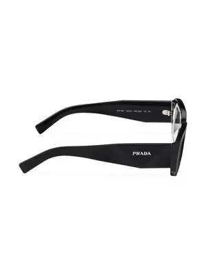 Prada Symbole Rectangle-frame Sunglasses