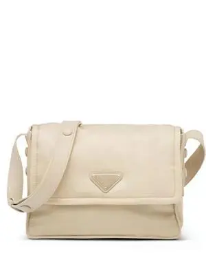 Prada Small Traveller Shoulder Bag - Neutrals