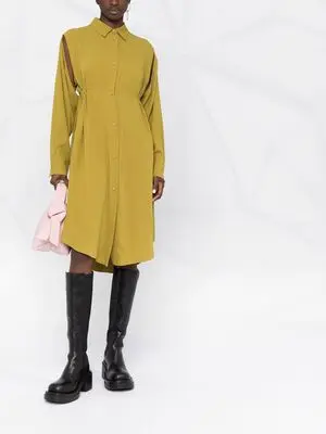 MAISON MARGIELA Slit-sleeved Shirt Dress