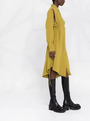 MAISON MARGIELA Slit-sleeved Shirt Dress