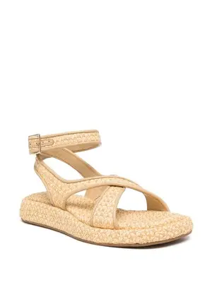 GIABORGHINI Raffia Sandals