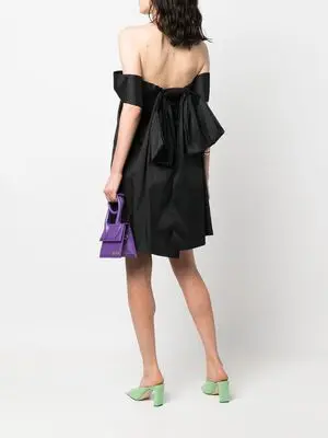 Bernadette Floral-appliqué Off-shoulder Dress