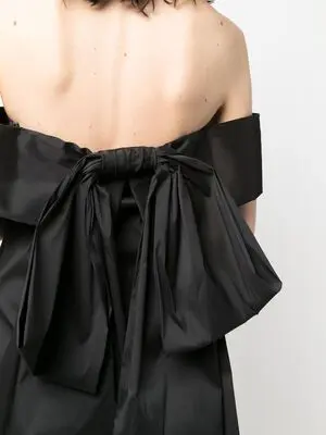 Bernadette Floral-appliqué Off-shoulder Dress