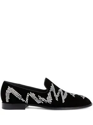 GIUSEPPE ZANOTTI Jareth Shake Loafers - Black