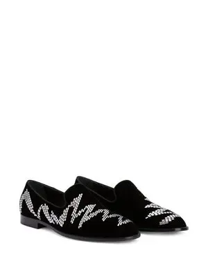 GIUSEPPE ZANOTTI Jareth Shake Loafers - Black