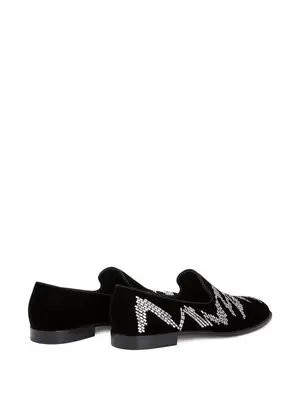 GIUSEPPE ZANOTTI Jareth Shake Loafers - Black