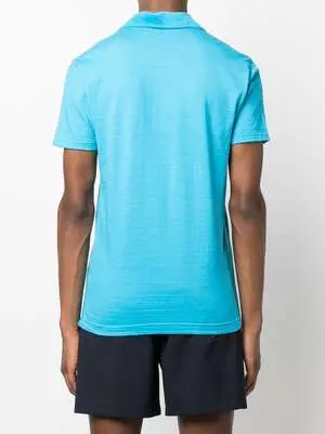 Orlebar Brown Albert Towelling-trim Polo Shirt - Blue