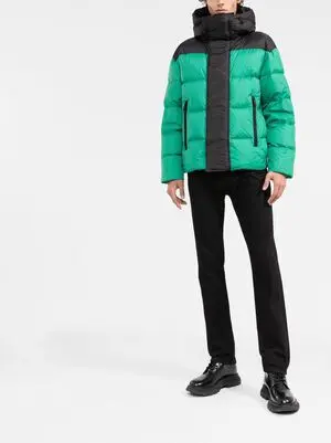 Dsquared2 Zip-pockets Hooded Padded Jacket - Green