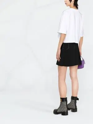 Balmain Cropped T-shirt - White