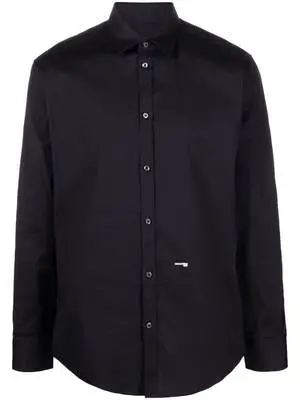 Dsquared2 Classic-collar Poplin Shirt