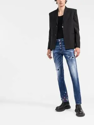 Dsquared2 Ripped Slim-fit Jeans