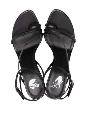Off-White Allen 110mm Strappy Sandals - Black