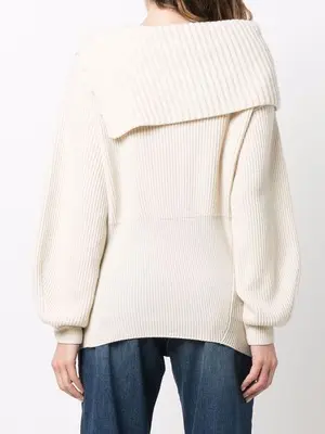 Stella McCartney Asymmetric Button-embellished Jumper
