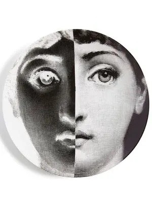 FORNASETTI Tema E Variazioni N.86 Wall Plate - White
