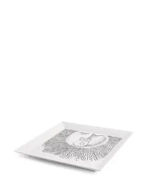 FORNASETTI Solitario Square Tray