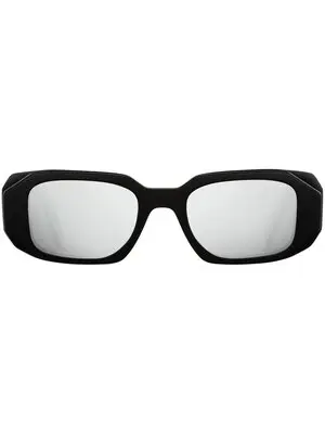 Prada Prada Eyewear Symbole Geometric-Frame Sunglasses Black