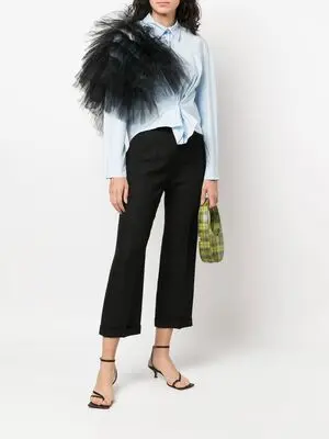 ACT Nº1 Tulle-embellished Shirt