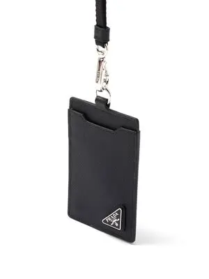 Prada Saffiano Leather Badge Holder
