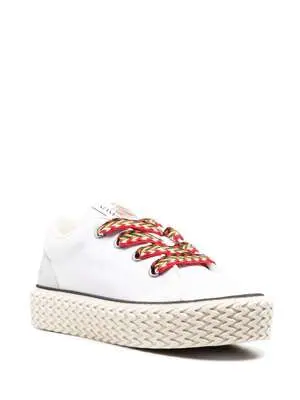 LANVIN Logo Low-top Sneakers - White
