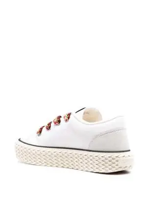 LANVIN Logo Low-top Sneakers - White