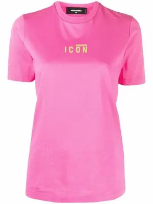Dsquared2 Logo-print Short-sleeve T-shirt - Pink