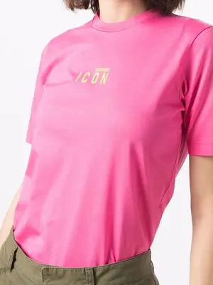 Dsquared2 Logo-print Short-sleeve T-shirt - Pink