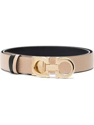SALVATORE FERRAGAMO Ferragamo Gancini Buckle Reversible Belt