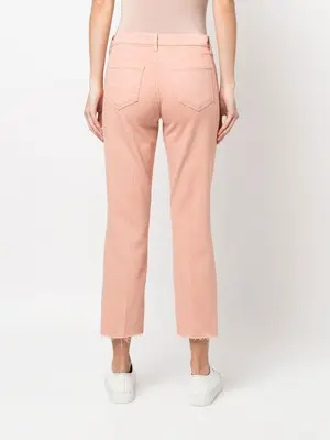 L'Agence Low-rise Cropped Jeans