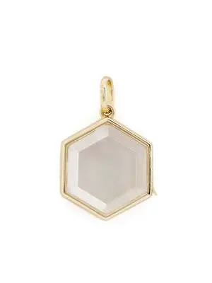 Loquet 14kt Yellow Hexagon Locket - Gold