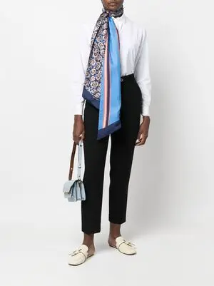 FERRAGAMO Cropped Tapered Trousers