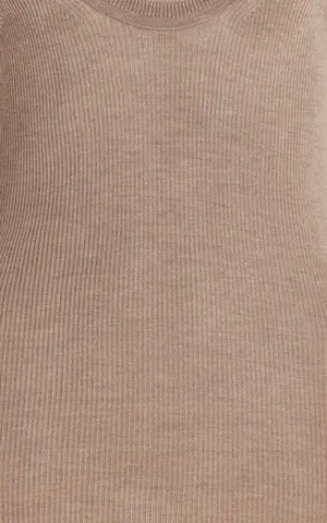 TOTEME Ribbed Silk-cashmere Tank Top