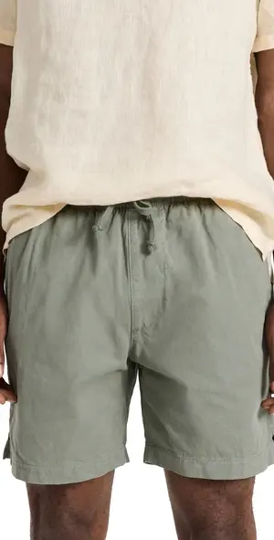 S.k.u. Save Khaki Twill Easy Shorts One-color