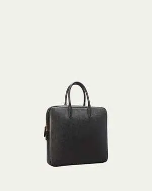 Thom Browne Pebble Leather Briefcase