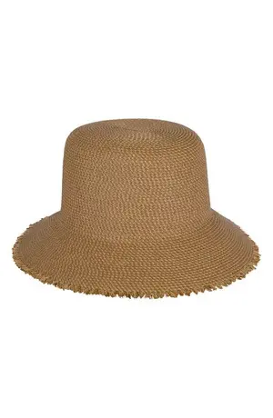 Eric Javits Squishee® Straw Bucket Hat - Natural