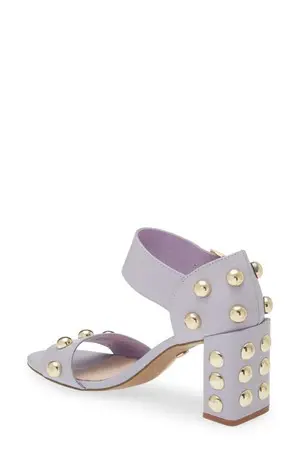 CECELIA NEW YORK Gail Studded Sandals - Pomp Purple