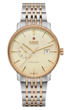 RADO Coupole Automatic Power Reserve Bracelet Watch Silver