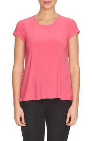 CECE DUPRAZ Lace Trim Cutout Tee