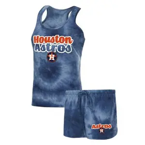 CONCEPTS SPORT Houston Astros Billboard Racerback Tank Top & Shorts Set - Navy