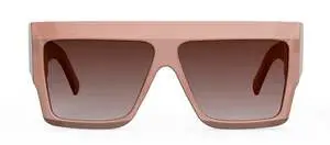 Celine Bold 3 Dots Cl 40092 In 45f Flattop Sunglasses