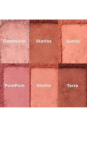BENEFIT COSMETICS Wanderful World Silky-soft Powder Blush - Shellie Shimmer Finish
