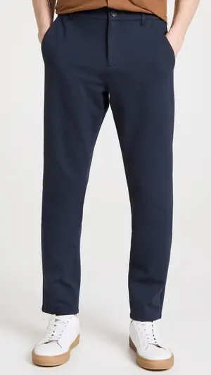 Paige Transcend Knit Trousers - Deep Anchor
