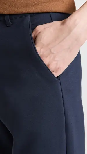 Paige Transcend Knit Trousers - Deep Anchor