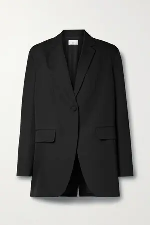 THE ROW Obine Oversized Grain De Poudre Wool Blazer