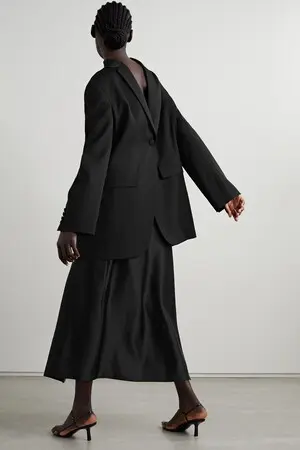 THE ROW Obine Oversized Grain De Poudre Wool Blazer