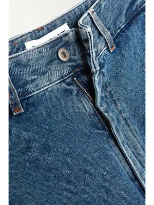 Loewe Anagram Baggy Wide-leg Jeans - Blue