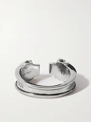 Alexander McQueen Skull -tone Ring - Silver