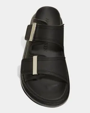 Alexander McQueen Hybrid Slide Sandals - Black