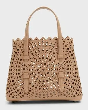 Alaïa ALAIA Mina 20 Tote Bag - Sable