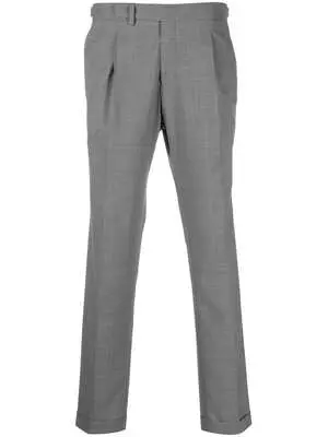 BRIGLIA 1949 Cropped Tailored Trousers - Grey